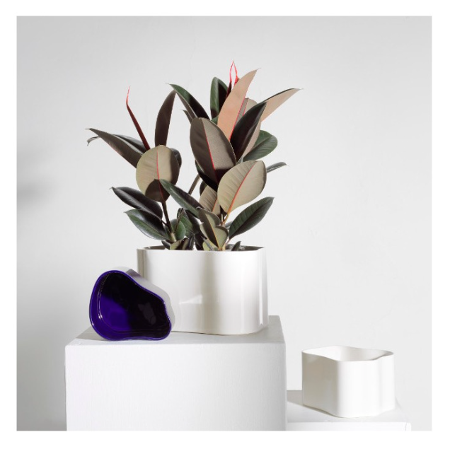 Artek | Riihitie Plant Pot, Shape A, Small White