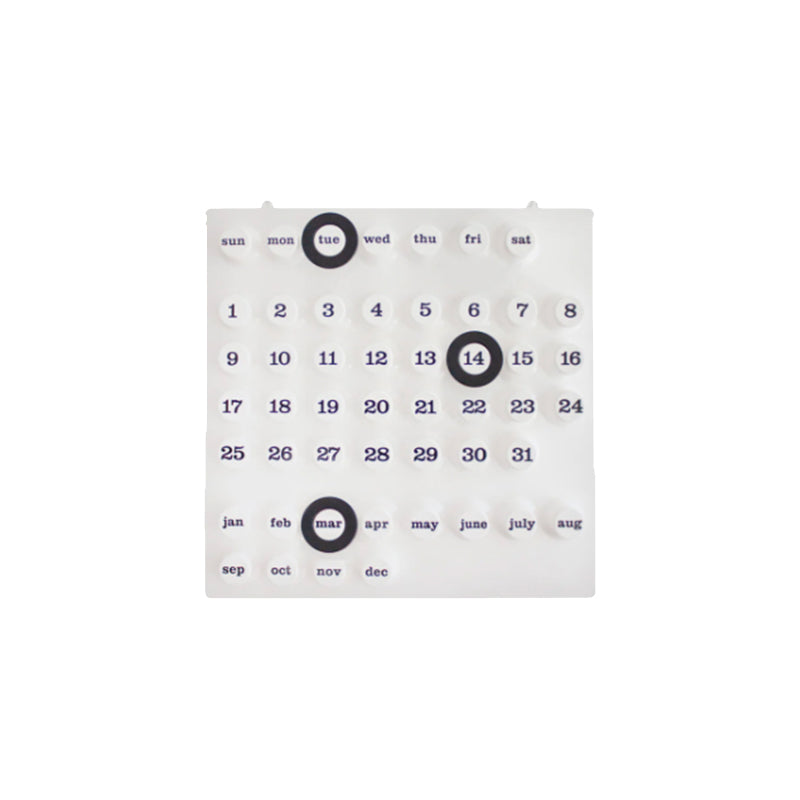 Ring a Date | Ring a date Calendar, white