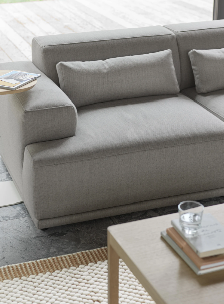 Muuto | Connect Soft Modular 3-seater Sofa, Config 2, Re-wool 128