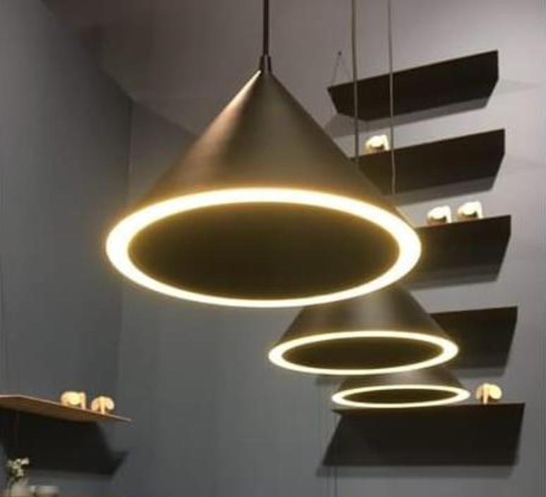 woud | Annular Pendant, Black *UL version