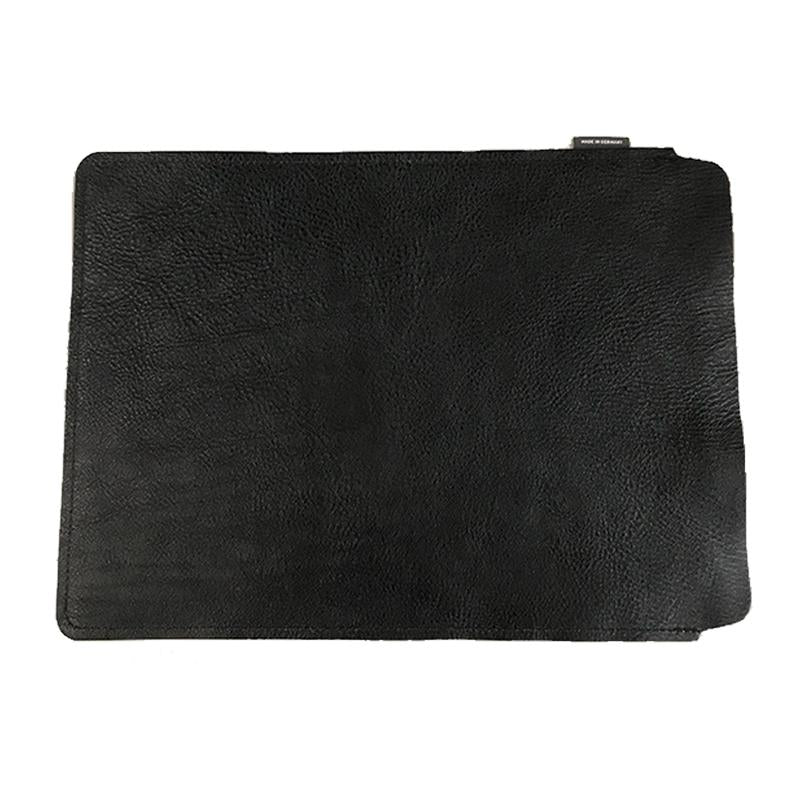 parkhaus | Leather Laptop Case, Mac 13”, Black