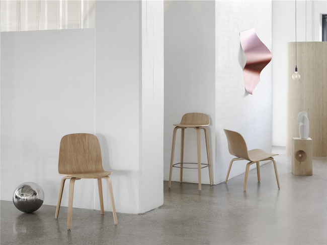 Muuto | Visu Chair, Wood Base, Oak/Oak | 